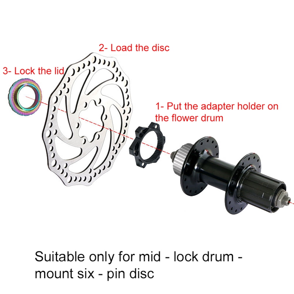 Brake Disc,Centerlock Adapter Brake Disc Conversion 6 Brake Disc 6 Bolt ...
