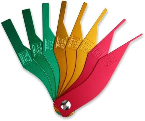 Brake Disc Measuring Tool, 8-Piece SAE Gauge Measuring Metric Steel ...