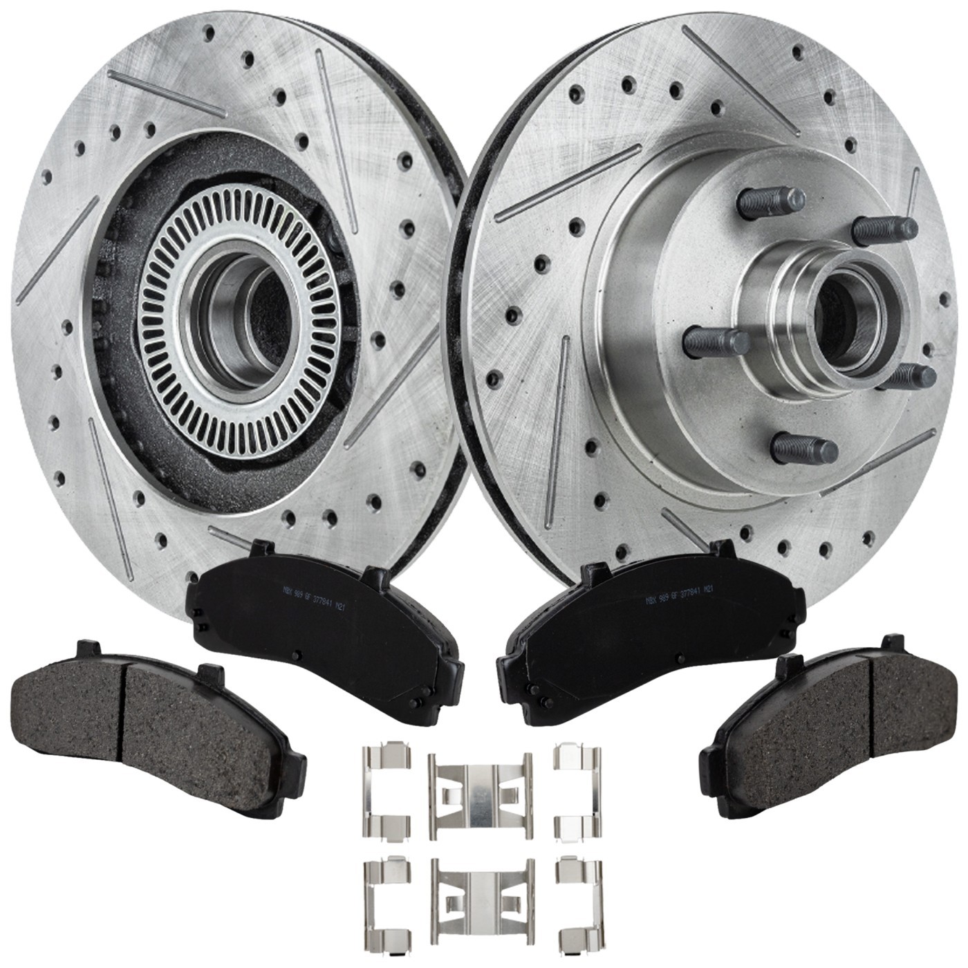 Brake Disc and Pad Kit for 1998-2002 for Ford for Explorer r Front Left ...