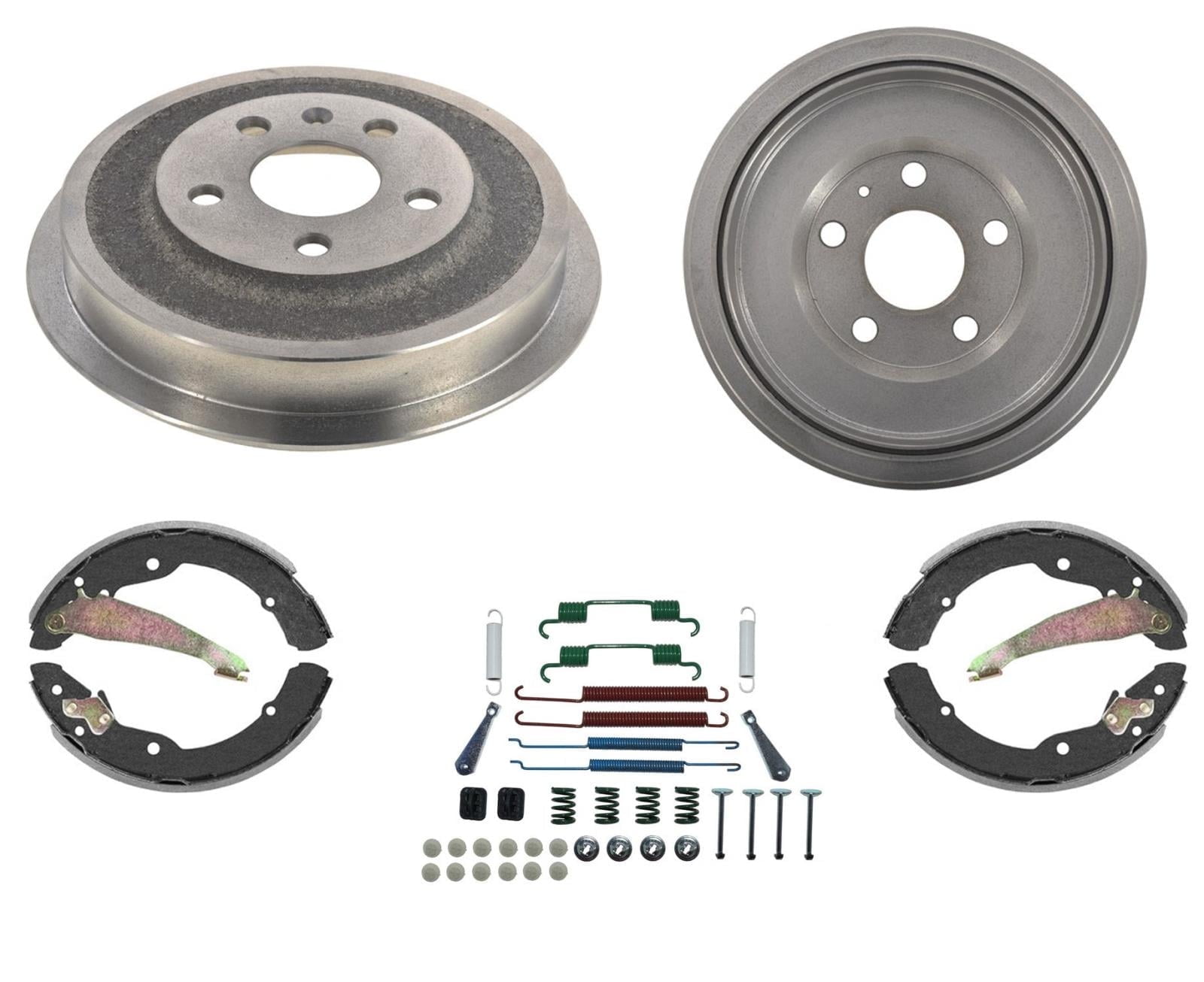 Brake Drums & Brake Shoes 11-12 for VW Jetta 2.0L 2.5L W Rear Drum ...