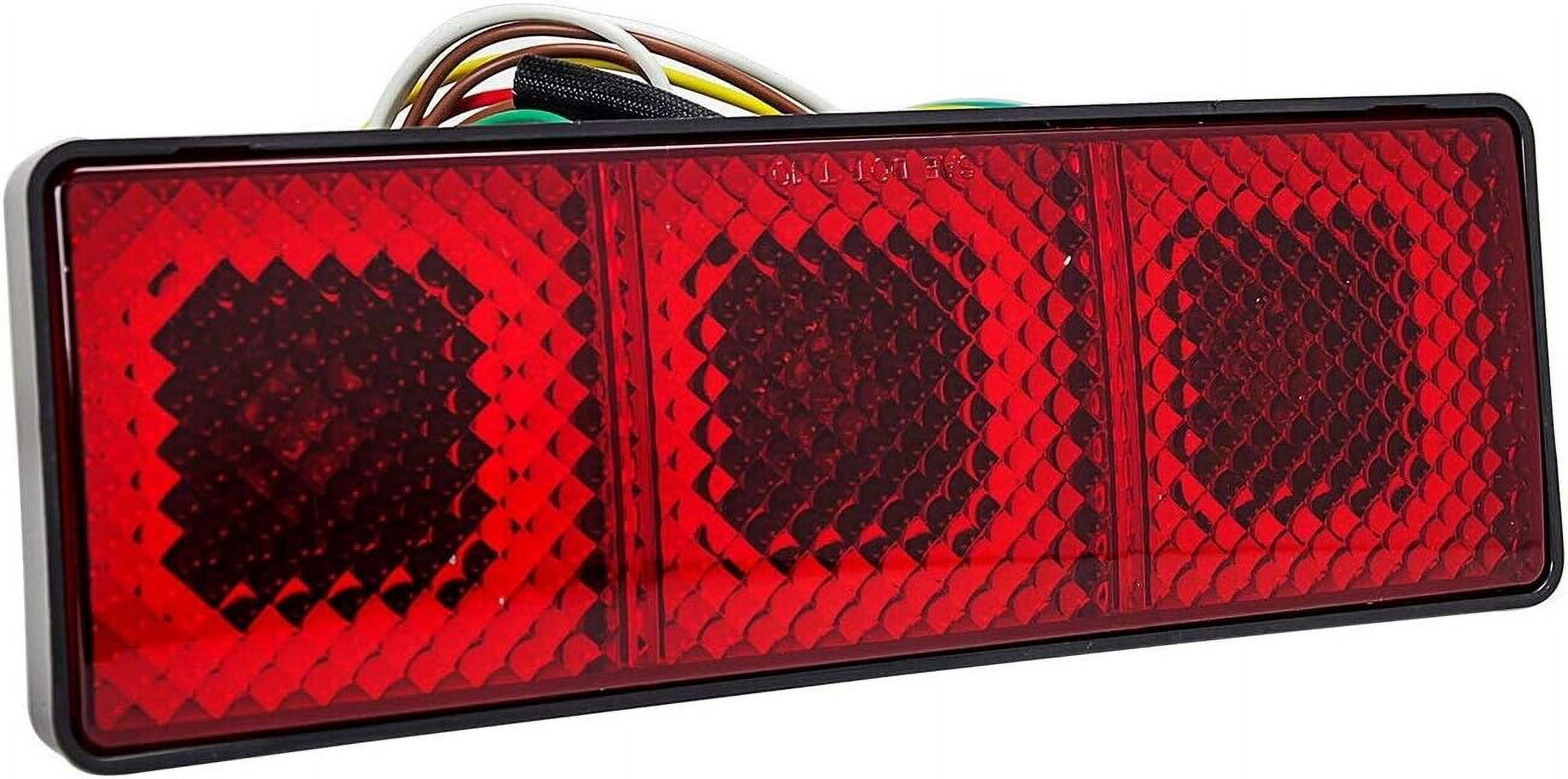 Brake Light Hitch Cover Universal 2" Receiver XXL Black ABS Plastic 4 ...