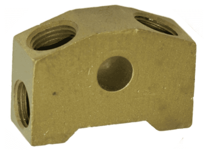 Brake Line Distribution Block Drum Brakes 1959-65 Bonneville Catalina ...