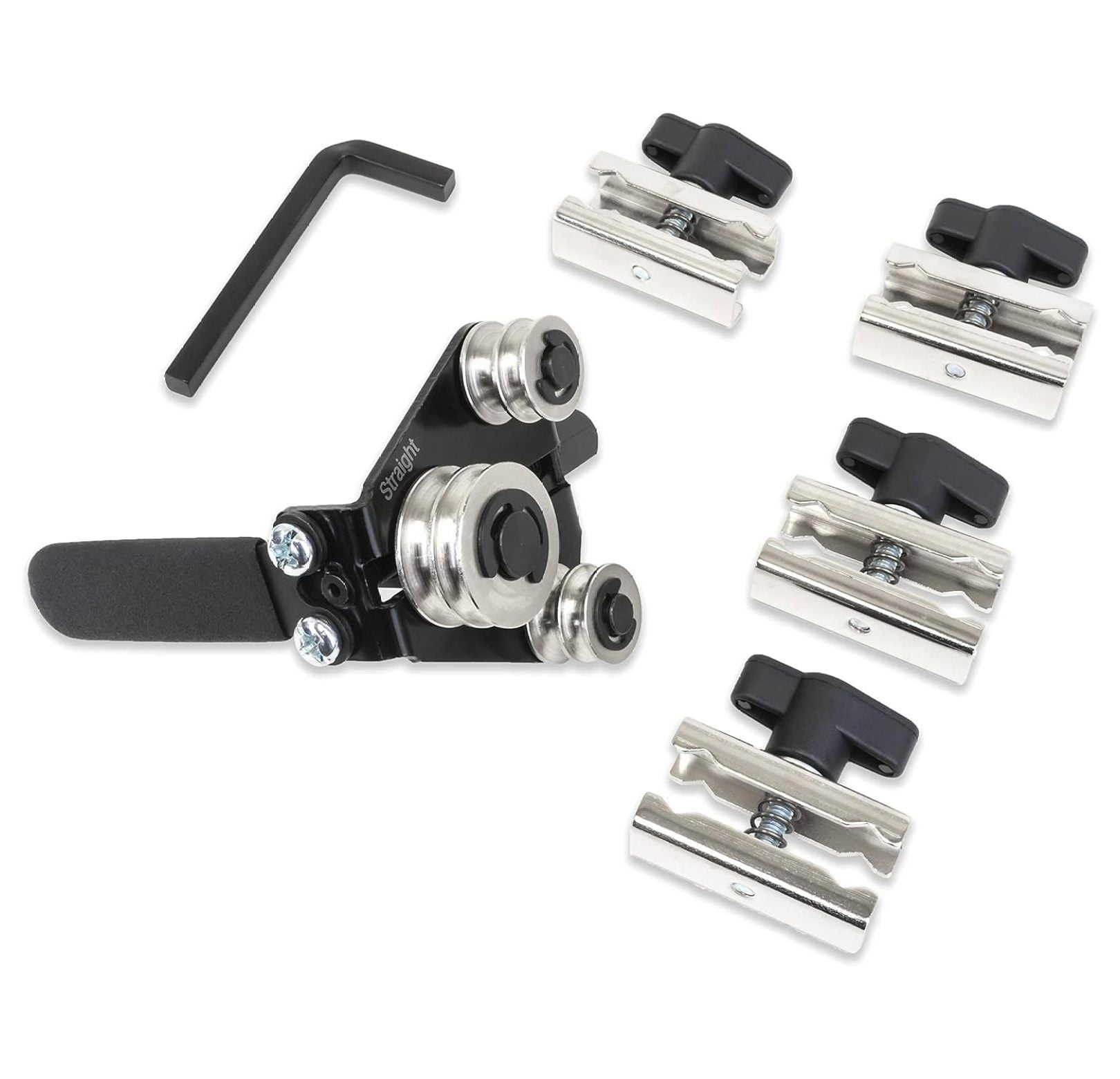 Brake Line Tubing Bender 3/16, 1/4 inch with 4 Duplicating Tube Clamps ...