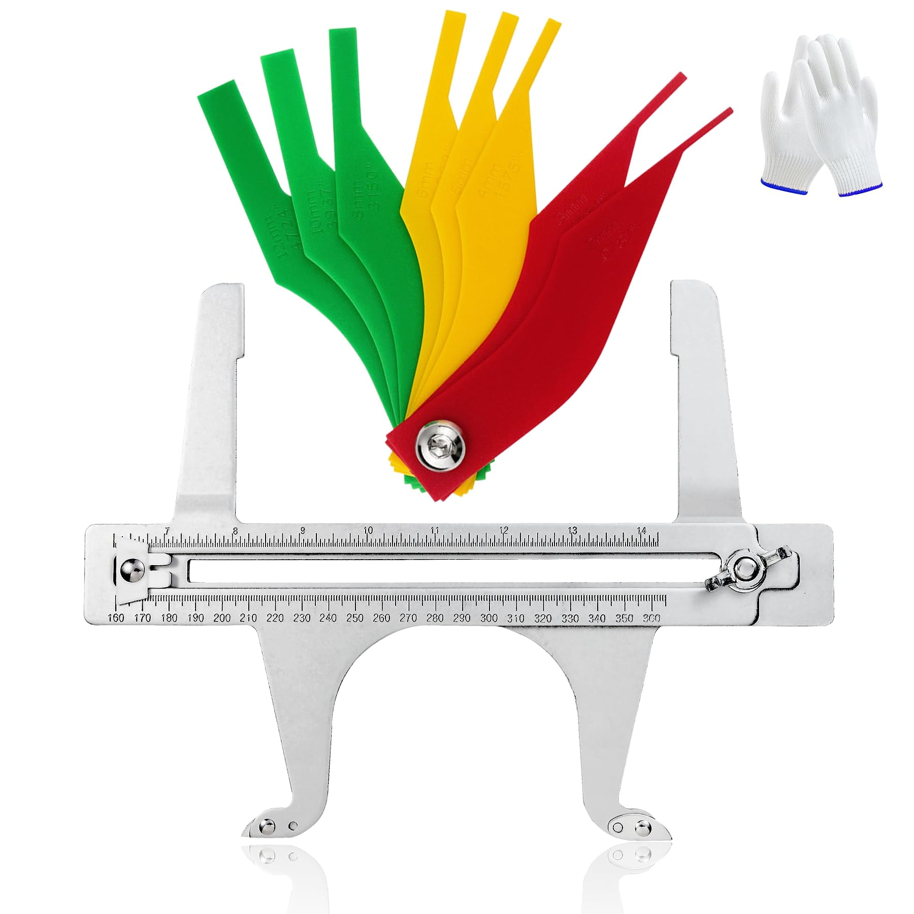 Brake Measuring Tool 6.5-14.25‘’ (160-360mm),Brake Resetting Gauge Tool ...