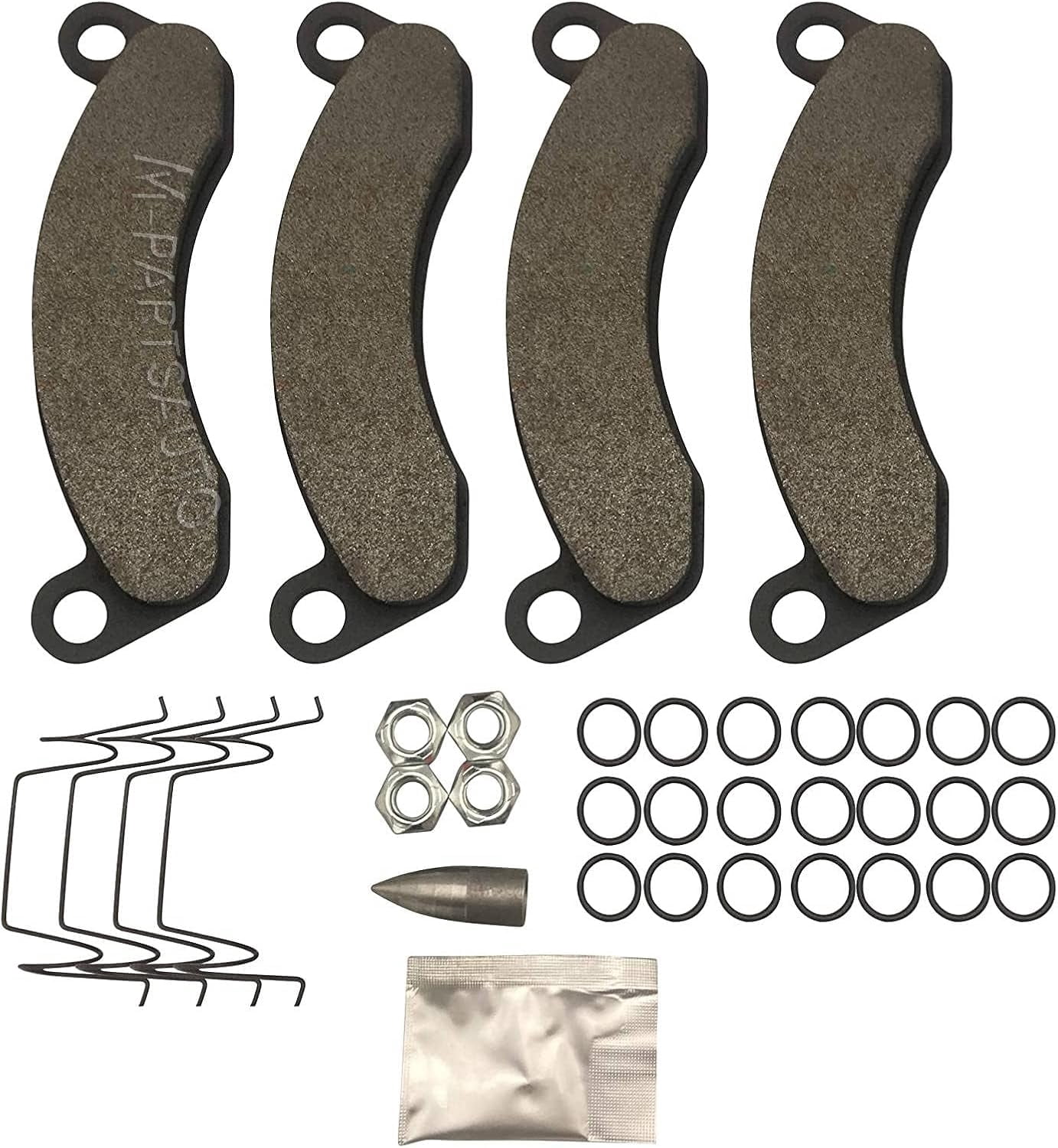 Brake Pad Kit, Dexter Axle 10K -12K Compatible, Semi-Metallic with ...