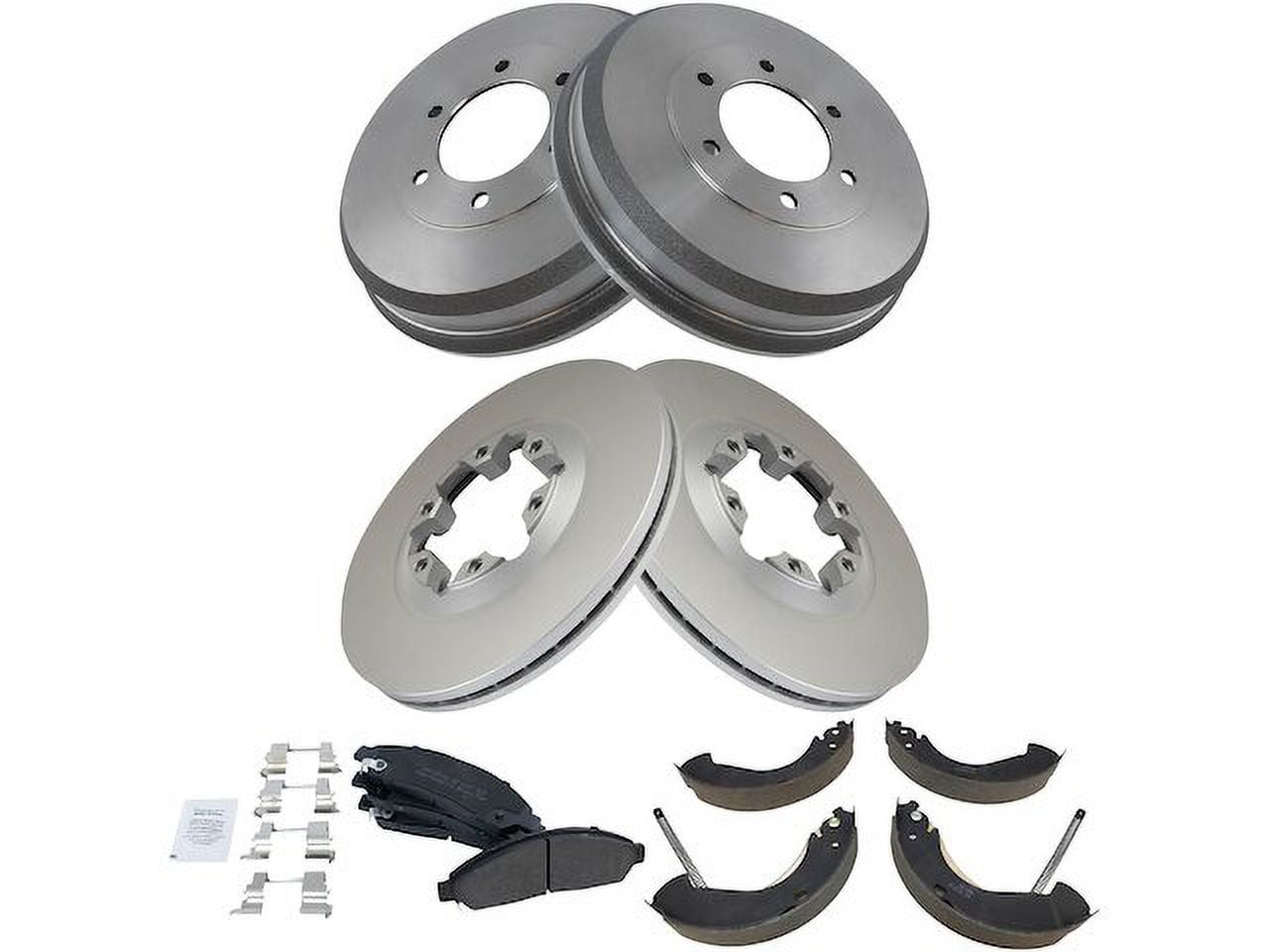 Brake Pad Rotor Shoe Drum Kit - Compatible with 2004 - 2008 Chevy ...