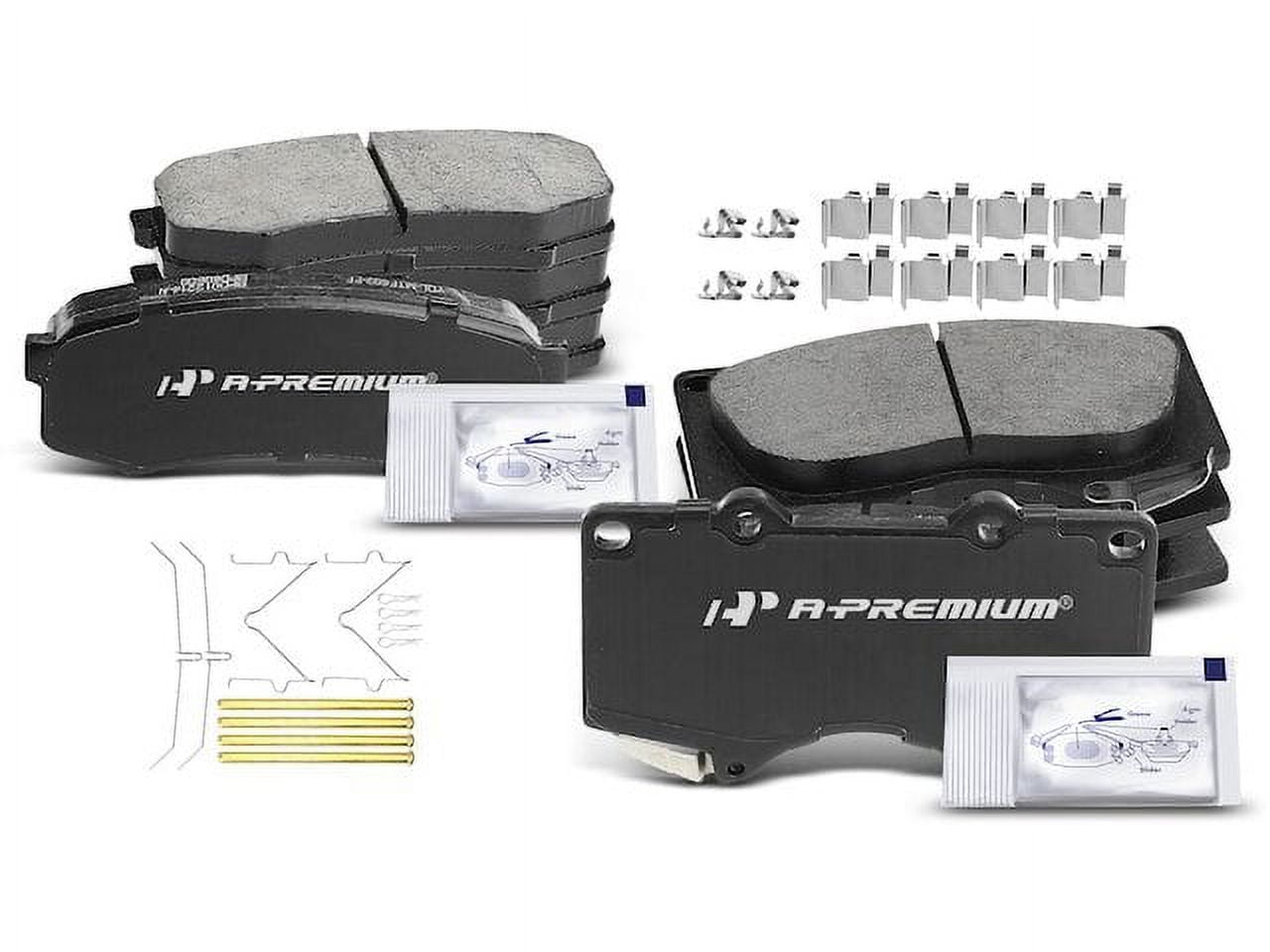Autopart Premium Brake Pad Set 8, Ceramic, Front and Rear, Fits 2003 ...