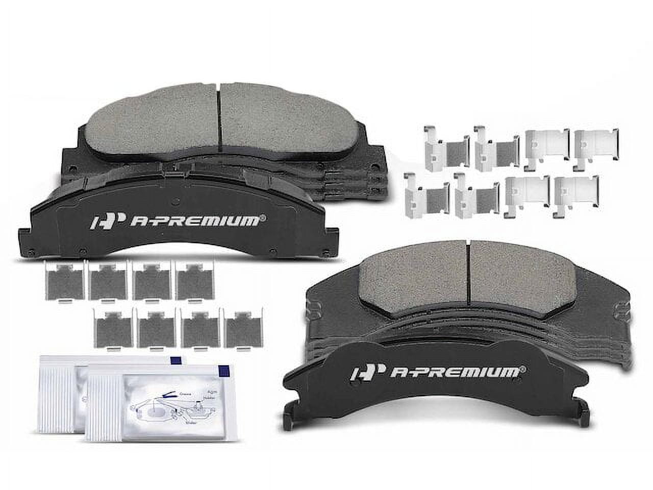 Brake Pad Set 8 - Compatible with 2009 - 2010 Ford E-450 Super Duty ...