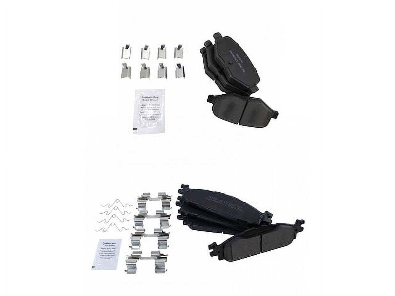 Brake Pad Set - Compatible with 2009 - 2012 Lincoln MKS 2010 2011 ...