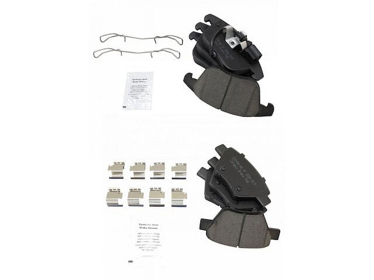 Brake Pad Set - Compatible with 2012 - 2015 Volkswagen Passat 2.0L 4 ...