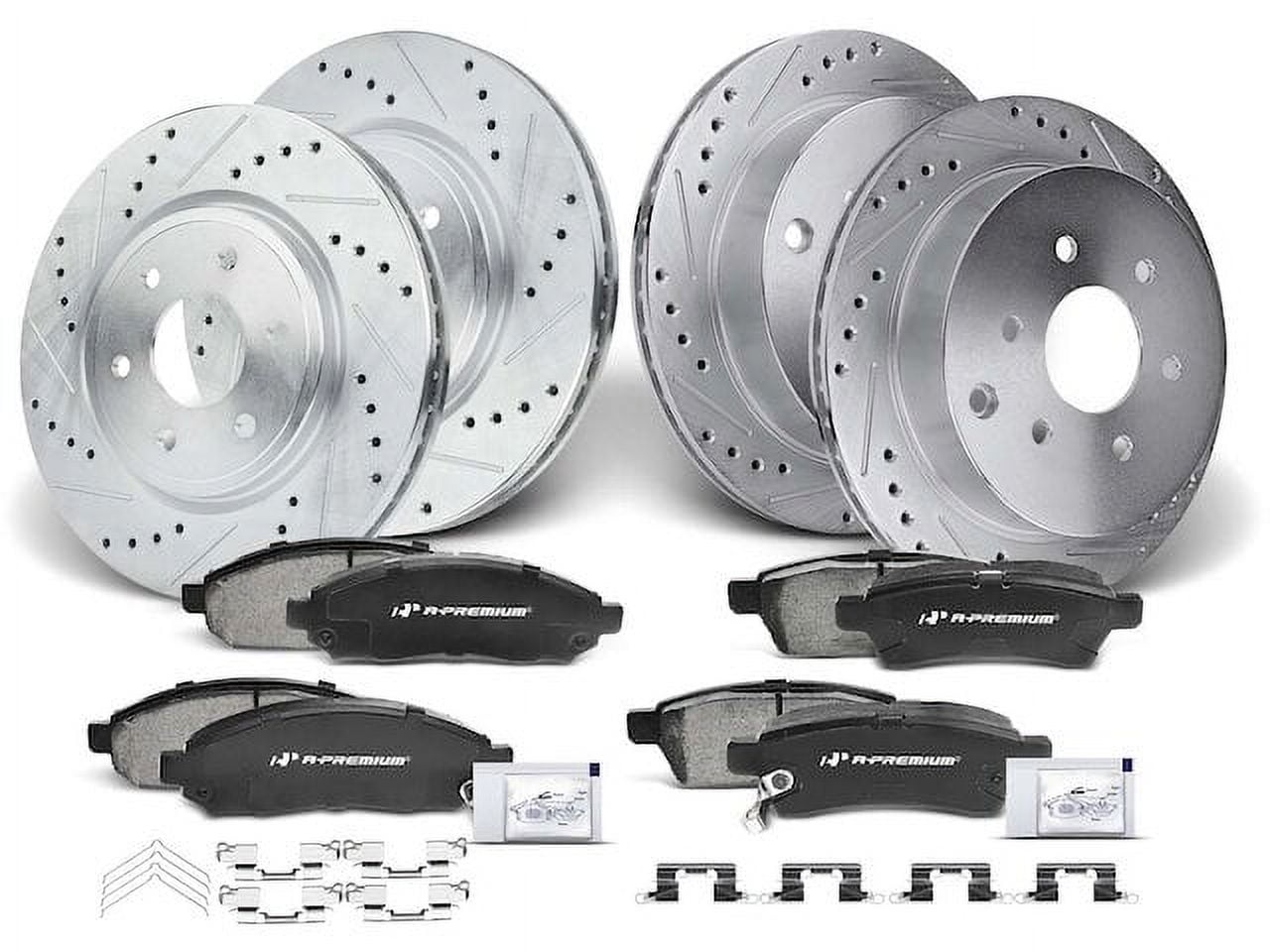 Brake Pad and Rotor Kit 12 - Compatible with 2005 - 2019 Nissan ...