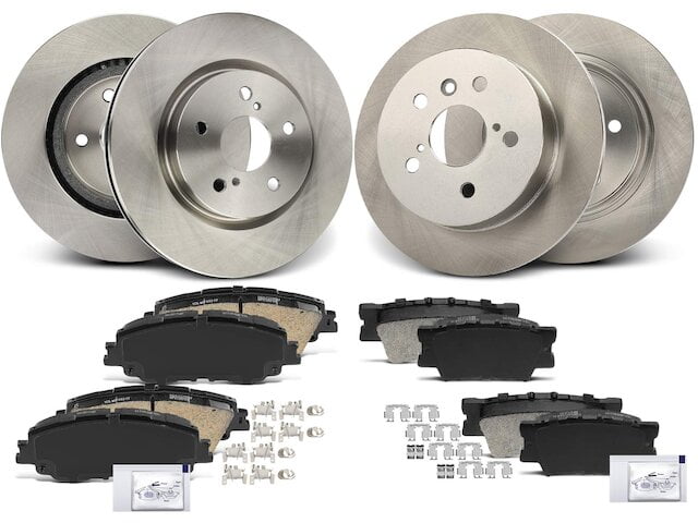 Brake Pad and Rotor Kit 12 - Compatible with 2018 - 2020 Toyota Camry 2 ...