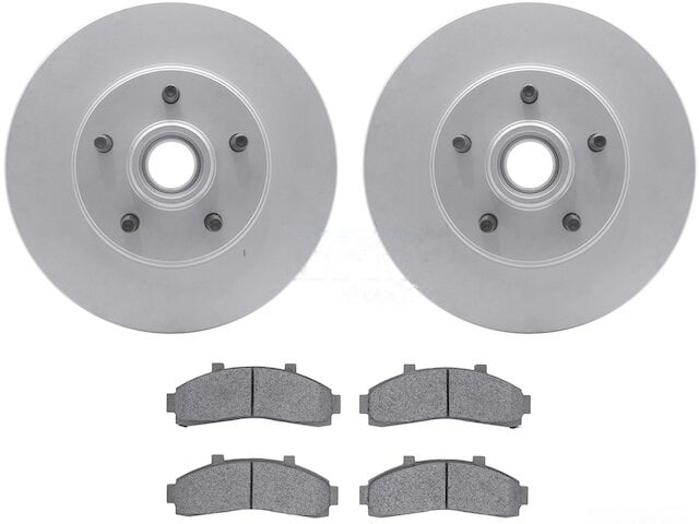 Brake Pad and Rotor Kit Front for 1998-2002 Mazda B4000 - Walmart.com