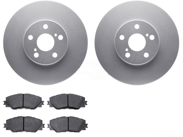 Brake Pad and Rotor Kit Front for 2009-2013 Toyota Matrix - Walmart.com