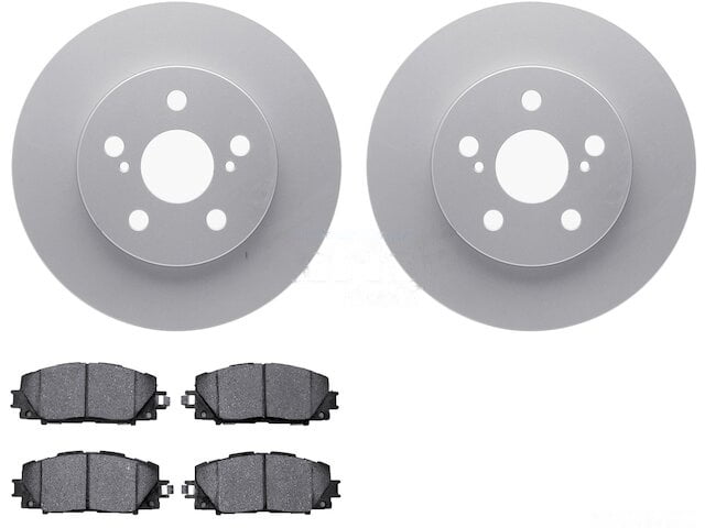 Brake Pad and Rotor Kit Front for 2017-2019 Toyota Prius Prime ...