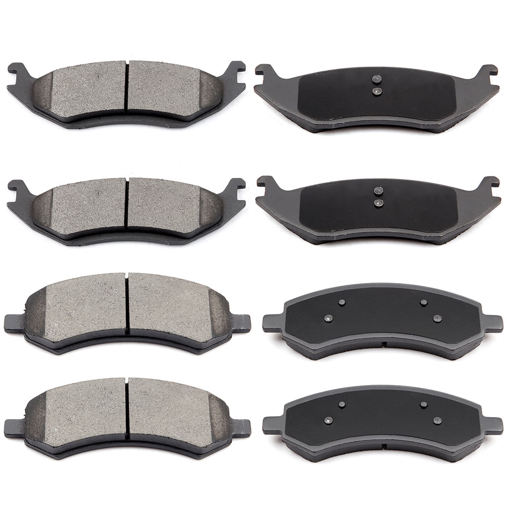 Brake Pads,ECCPP 8pcs D1084 D967 Front Rear Ceramic Disc Brake Pad Set ...