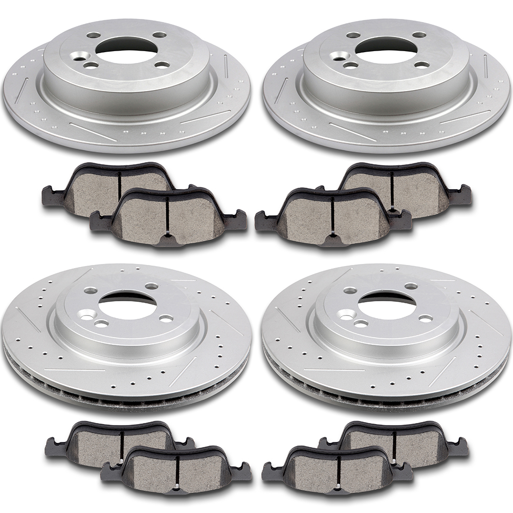 Brake Pads Rotors Kits, ECCPP Front Rear Brakes and Rotors fit for 2002 ...