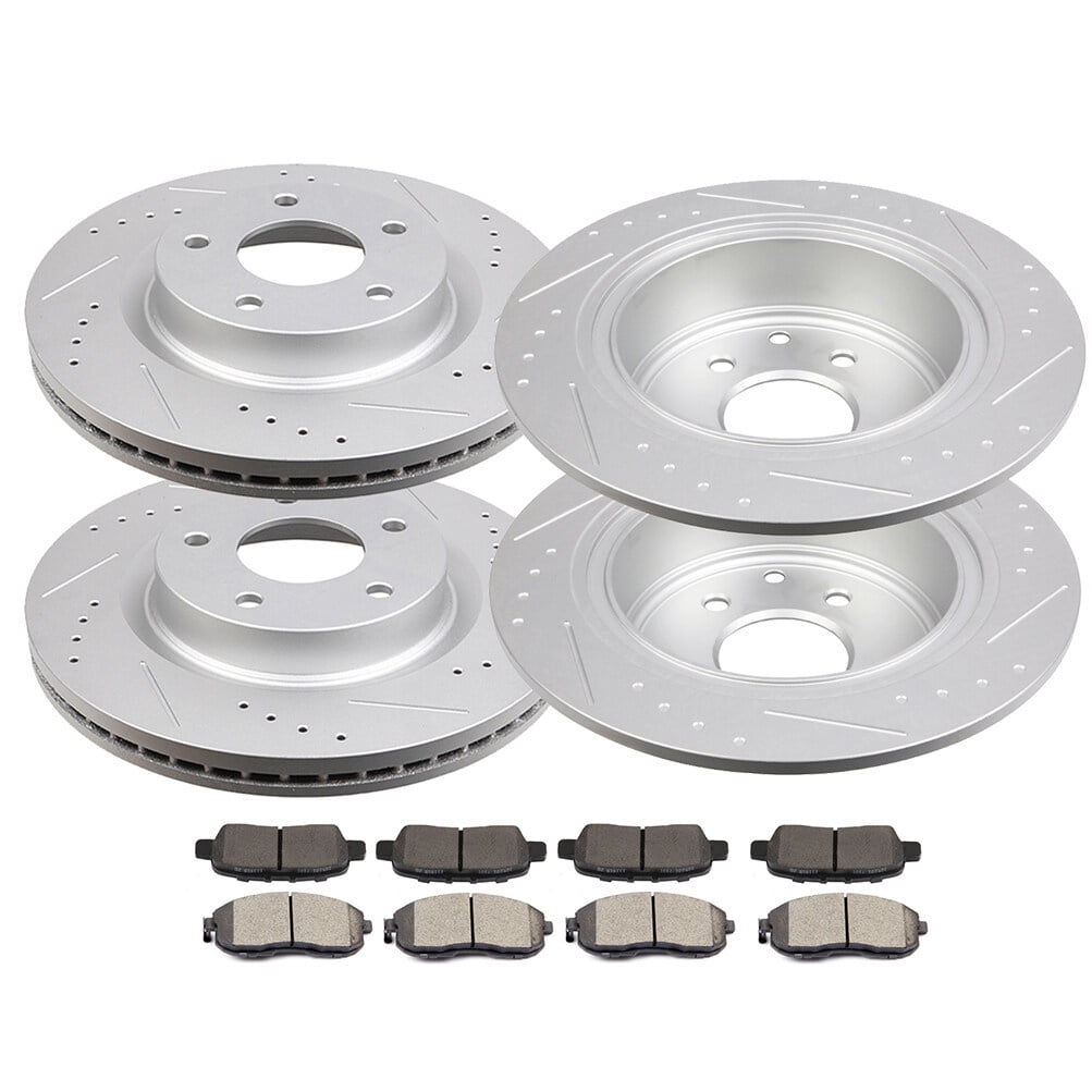 Brake Pads Rotors Kits, ECCPP Front Rear Brakes and Rotors fit for 2007 ...