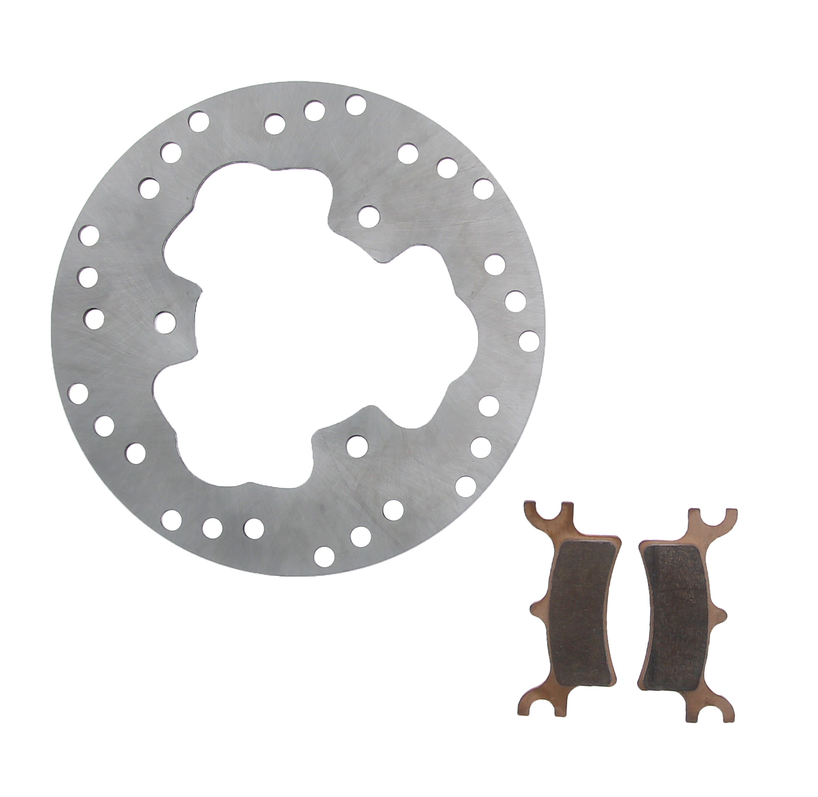 Brake Rotor & Brake Pads for Polaris Trail Boss 330 2005 - 2009 Rear ...