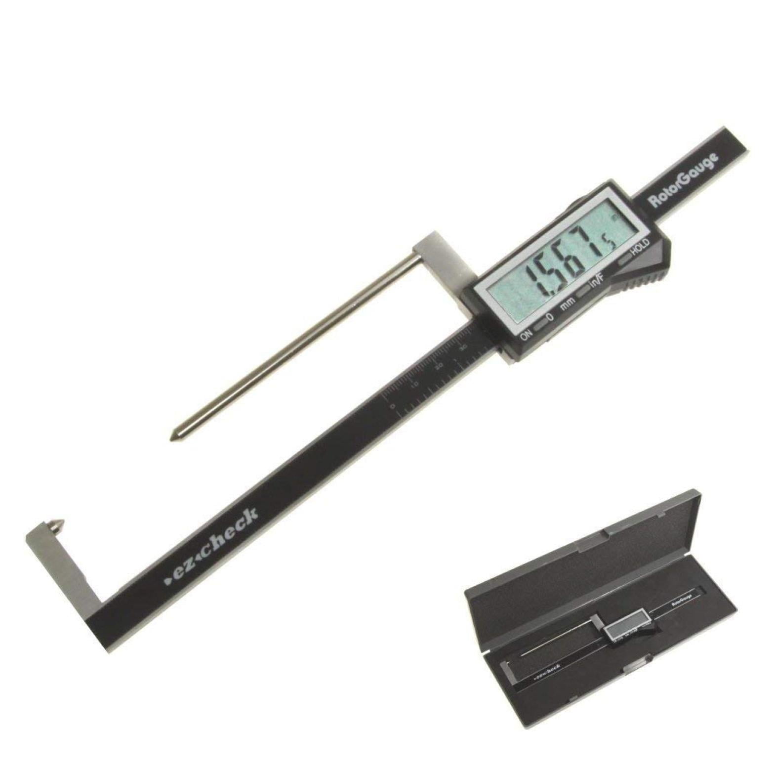 Brake Rotor Gauge Wheels on Large Digital Electronic Display Caliper ...