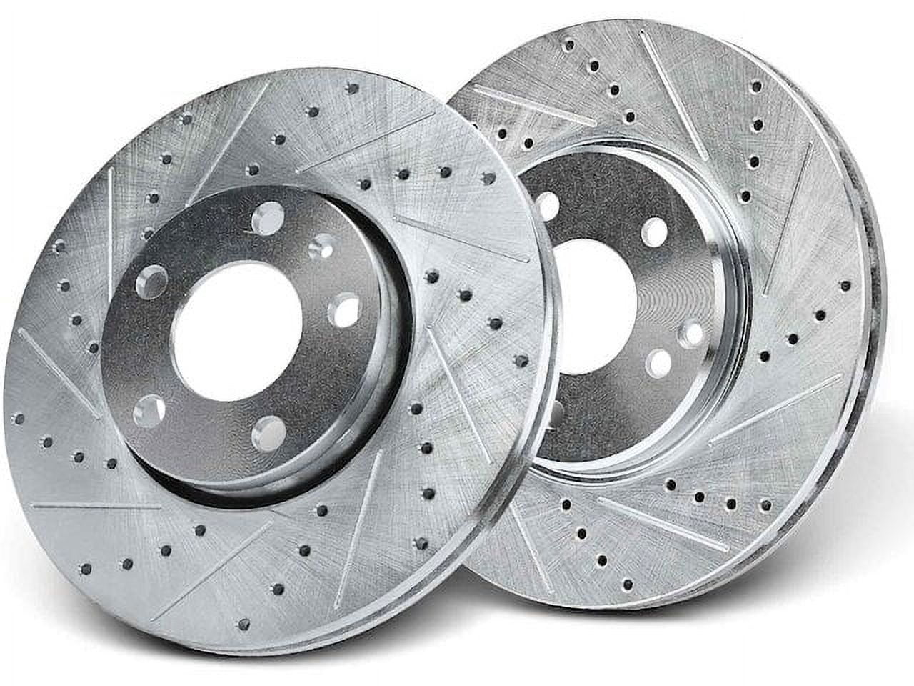 Brake Rotor Set 2 - Compatible with 1998 - 2005 Mercedes-Benz CLK320 ...
