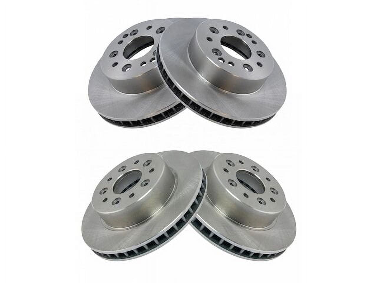 Brake Rotor Set 4 Piece - Compatible with 1965 - 1982 Chevy Corvette ...