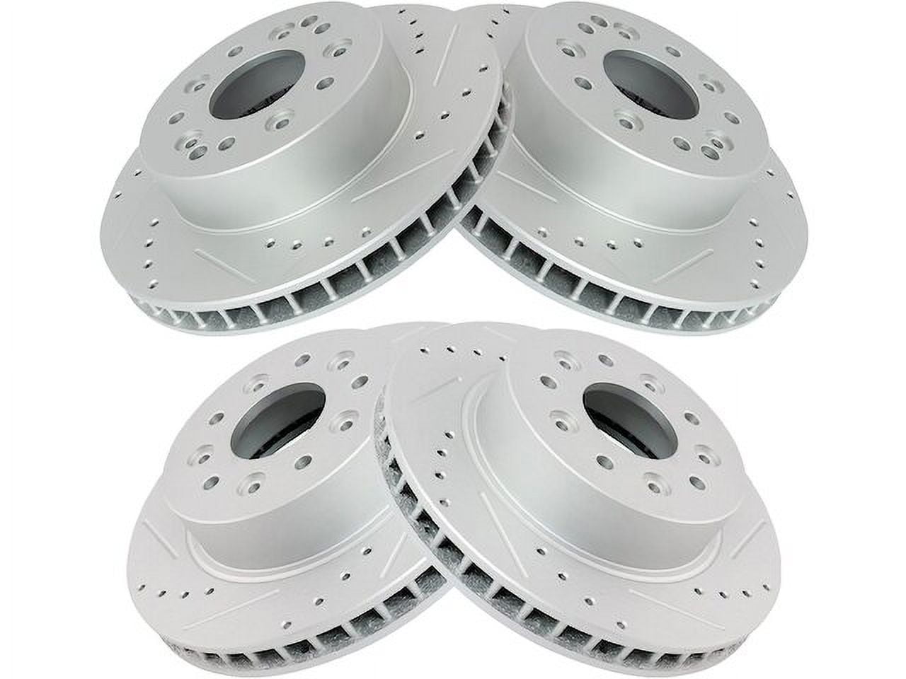 Brake Rotor Set 4 Piece - Compatible with 1965 - 1982 Chevy Corvette ...