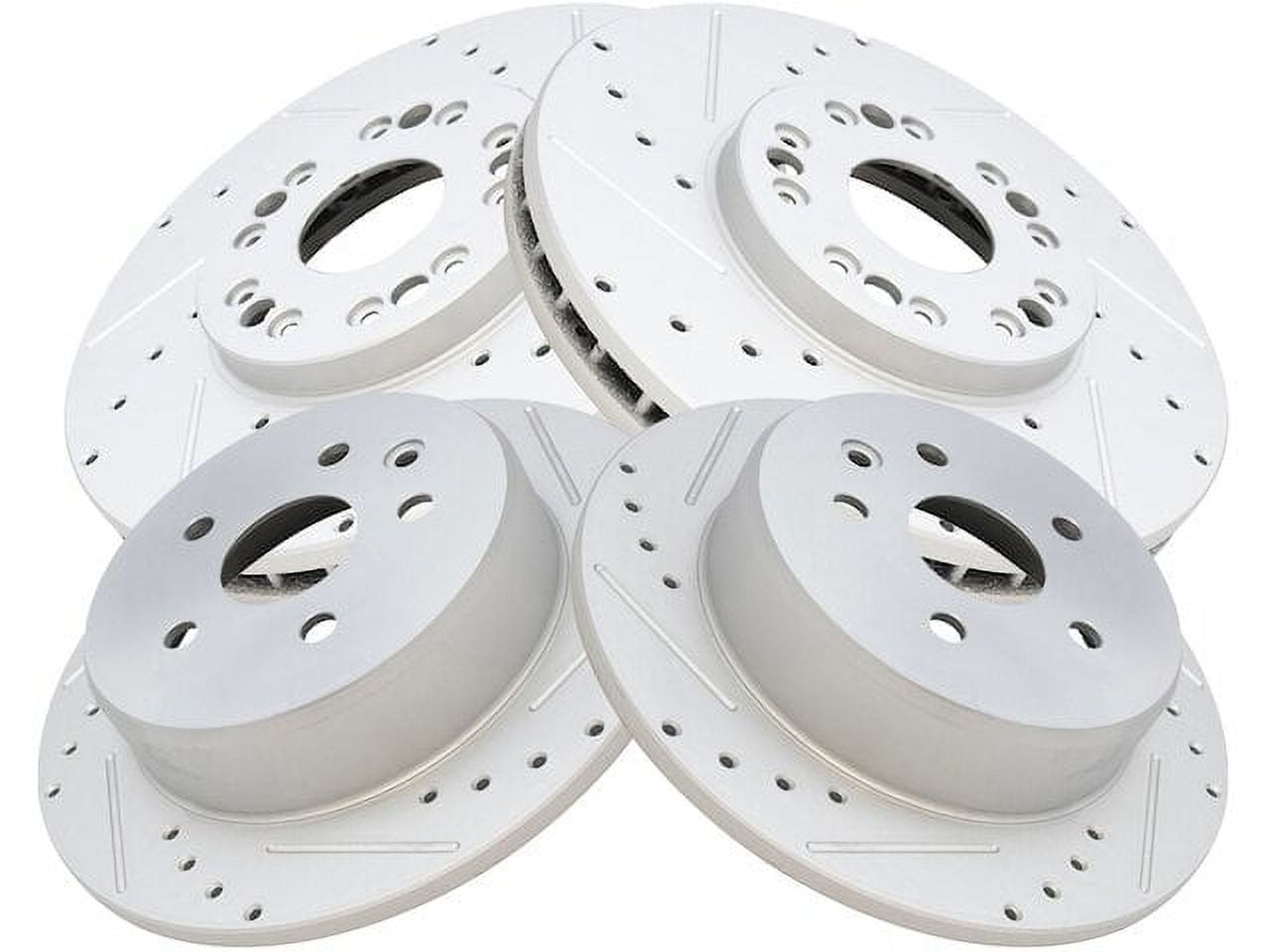 Brake Rotor Set 4 Piece - Compatible with 1993 - 1994 LS400 - Walmart.com