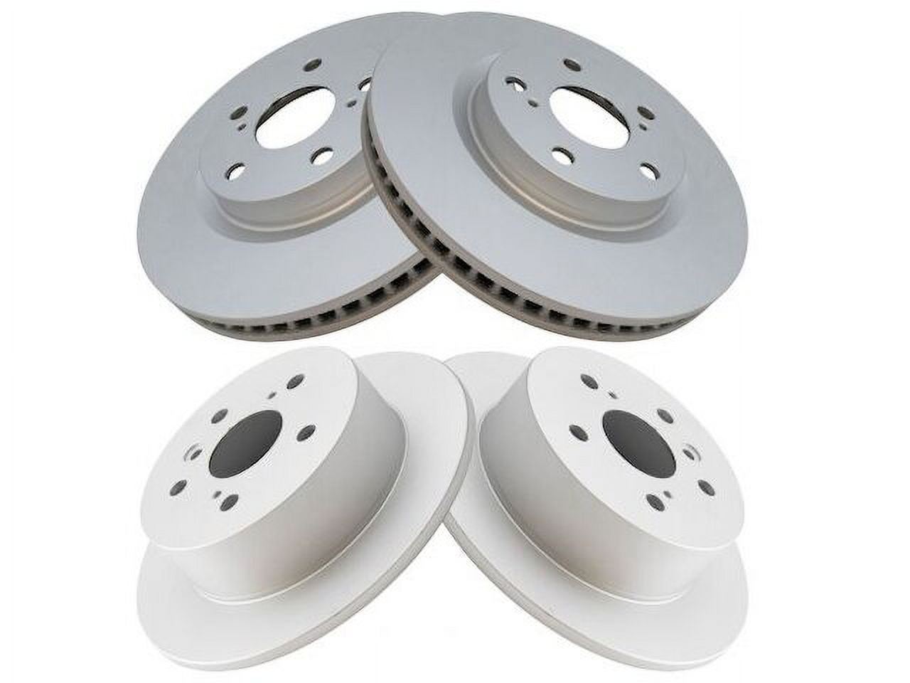 Brake Rotor Set 4 Piece - Compatible with 2012 - 2017 Toyota Camry 2013 ...