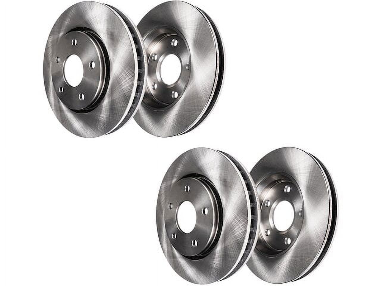 Brake Rotor Set - Compatible with 2013 - 2019 Ford Explorer 2014 2015 ...