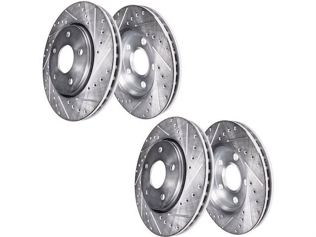 Brake Rotor Set - Compatible with 2014 - 2017 Land Rover Range Rover ...