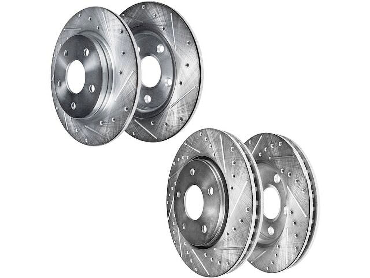 Brake Rotor Set - Compatible with 2021 - 2023 Ford Bronco Sport 2022 ...