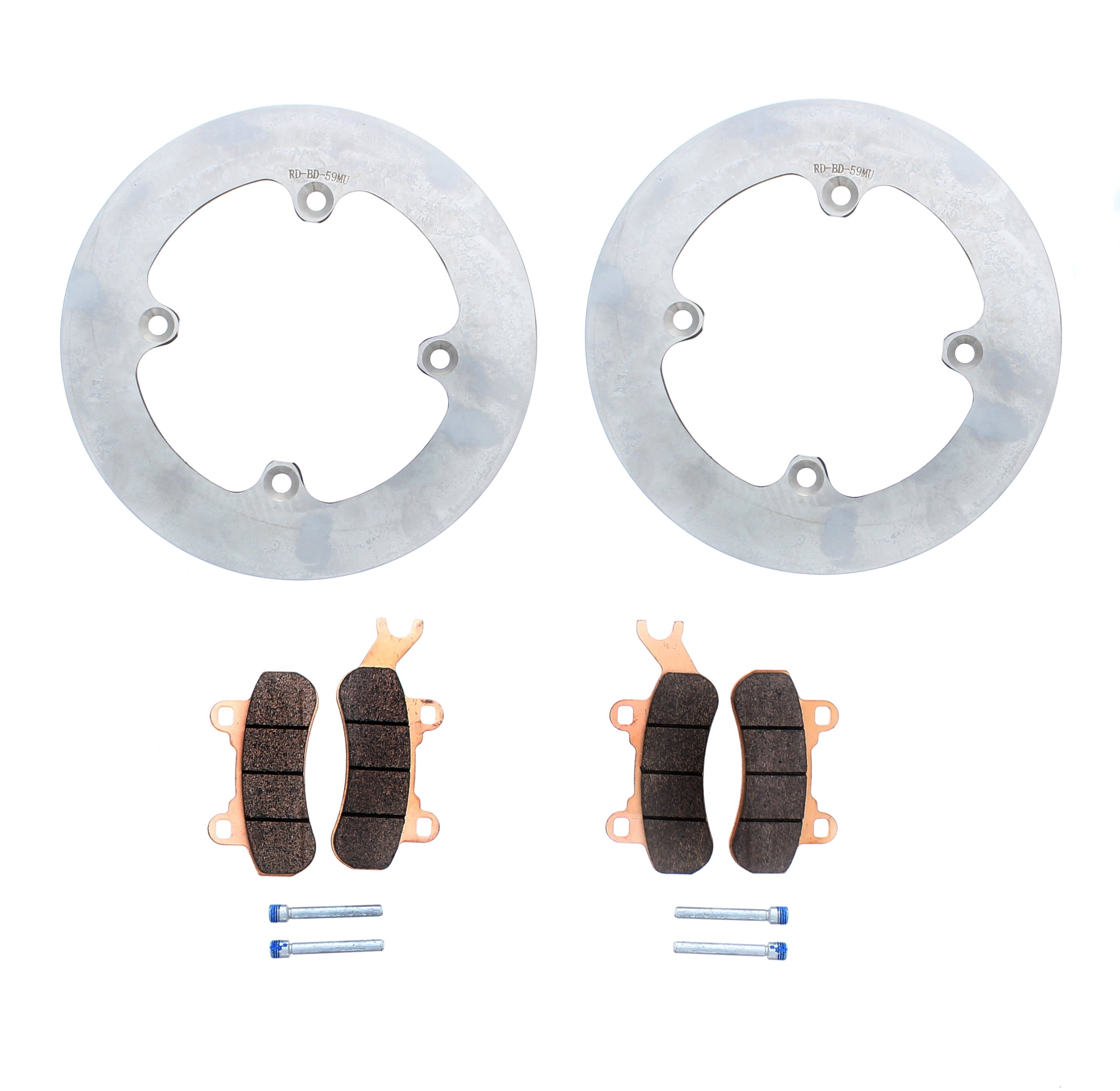 Brake Rotors & Brake Pads fit Can-Am Commander 700 2022 2023 Rear ...