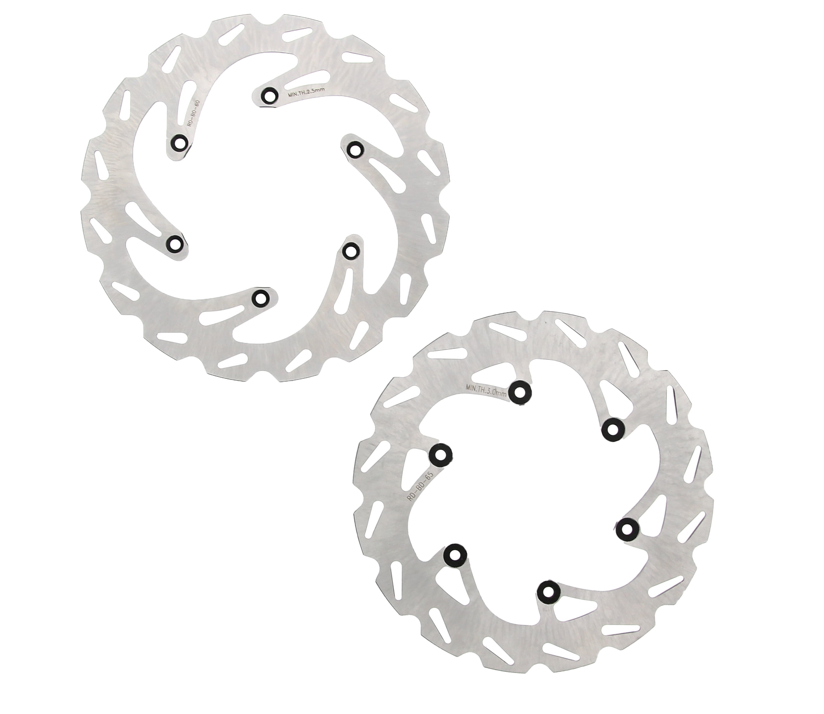 Brake Rotors fit Yamaha WR400F 1999 2000 Front and Rear RipTide ...