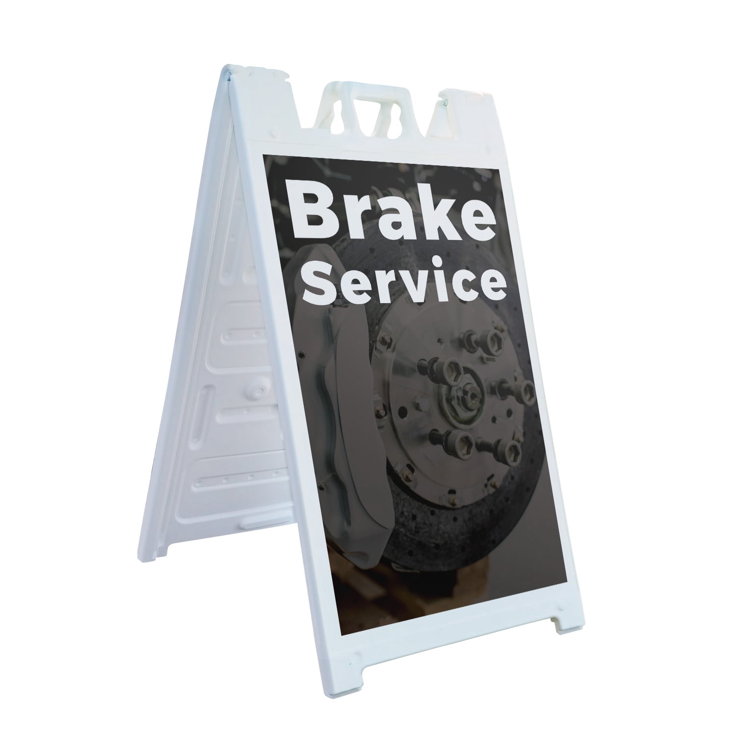 Brake Service 24" x 36" Double Sided A-Frame Sidewalk Sign Includes 2 ...