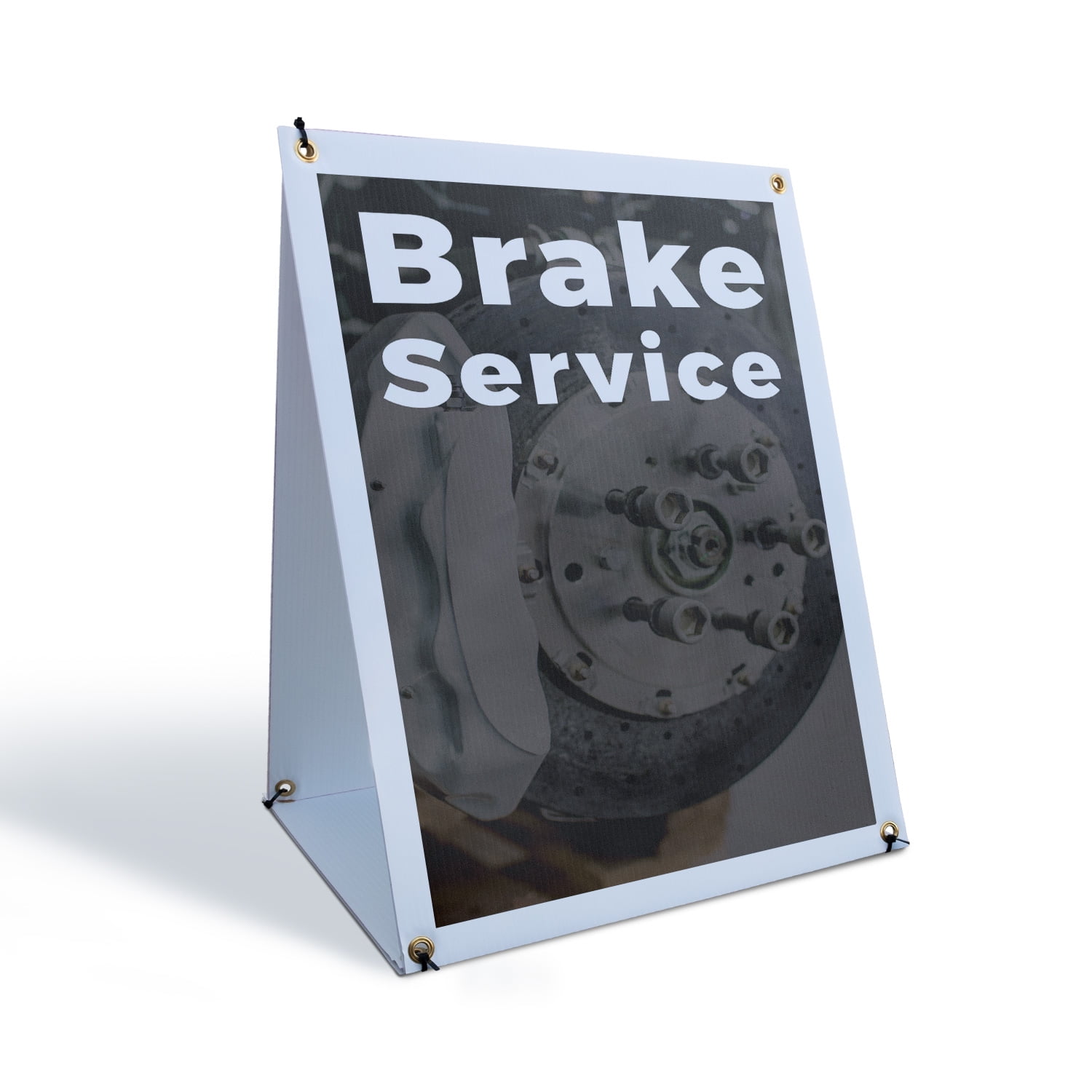 Brake Service Sidewalk Sign 18 Inch x 24 Inch A-Frame Images On Both ...