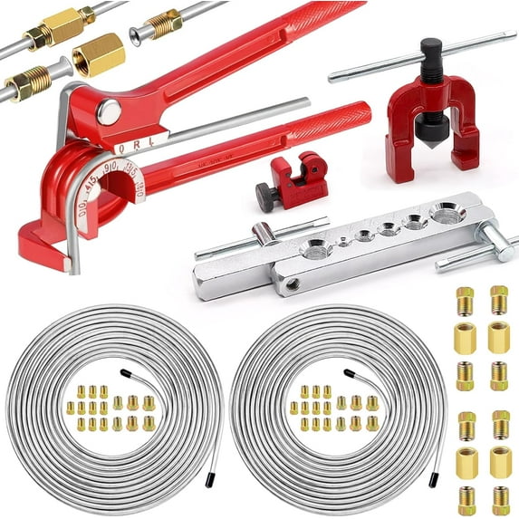 Brake line kit Include Zinc-Plated Brake Lines with FittingBrake line ...