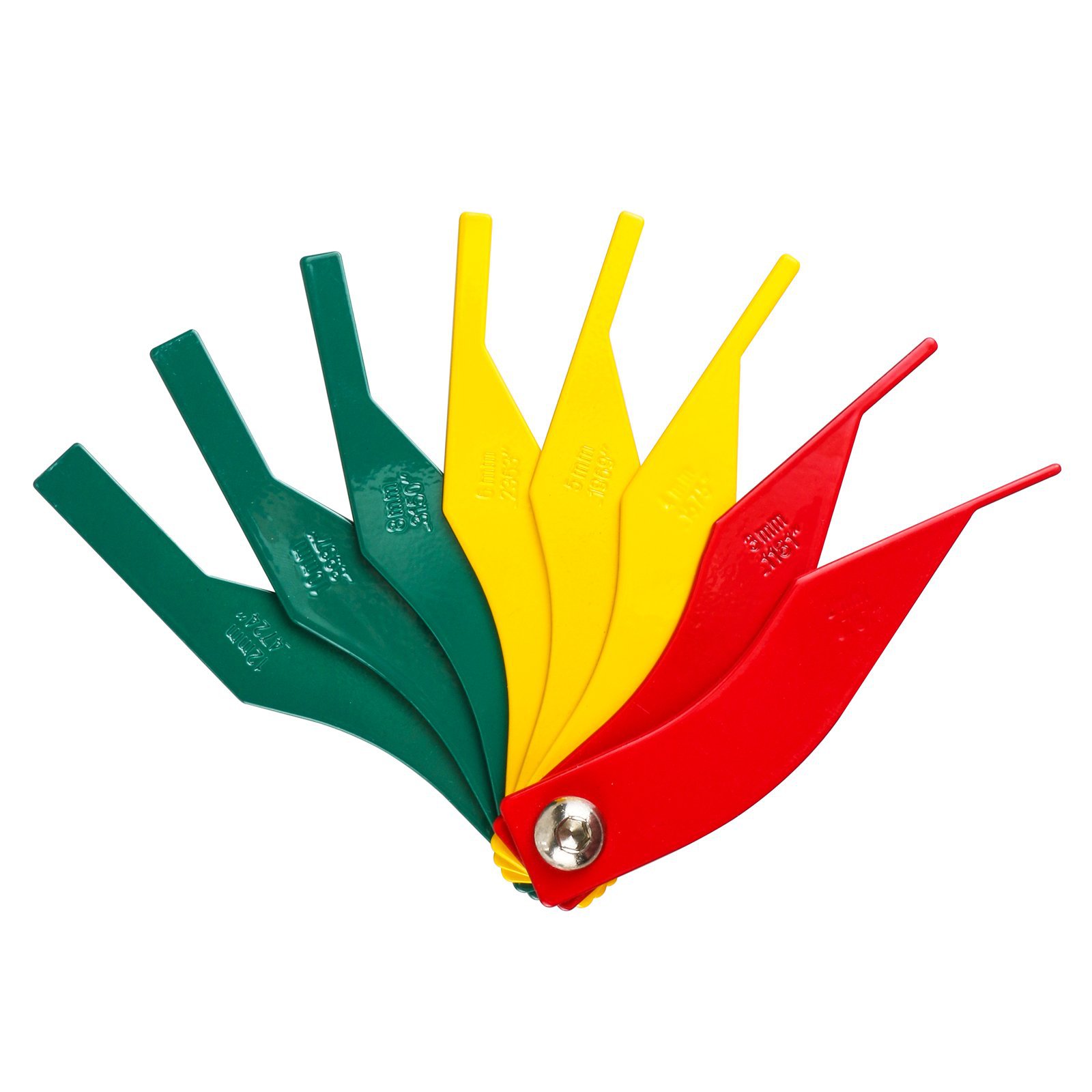 Brake pad thickness measuring ruler car brake pad scale thickness gauge ...