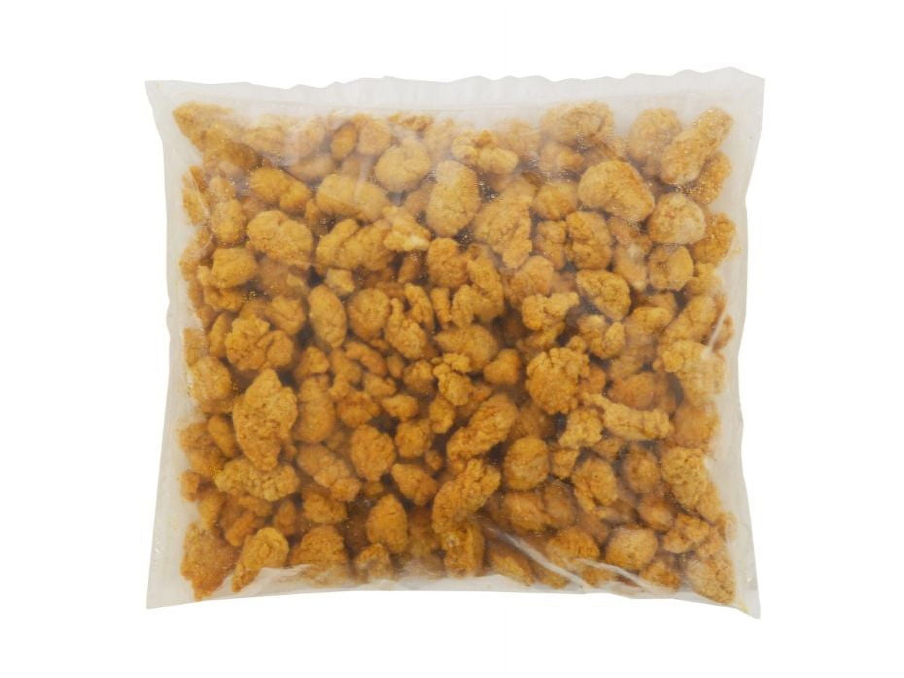 Brakebush Precooked All Breast Fritter Popcorn Chicken, 10lbs (Pack of ...