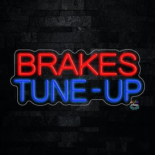 Brakes Tune Up LED Neon Sign 24"L x 10"H #32102 - Walmart.com