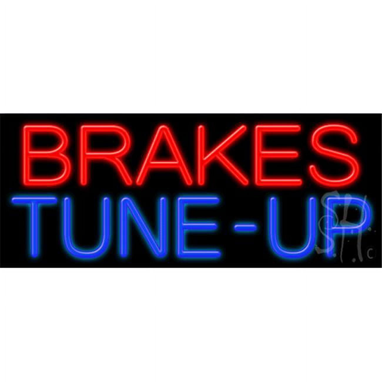Brakes Tune Up Neon Sign, Red & Blue - 13 x 32 x 3 in. - Walmart.com