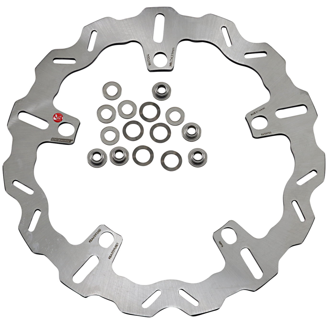 Braking Front Floating Brake Disc Rotor (WH7004) - Walmart.com