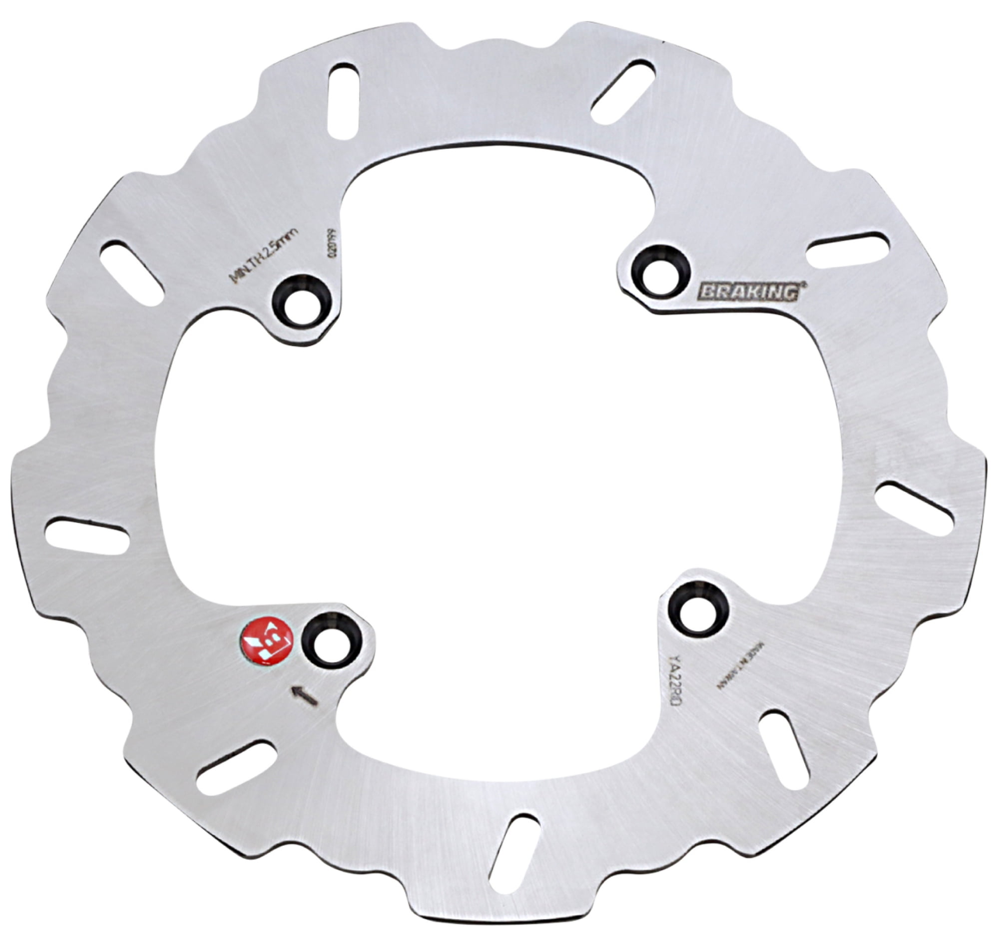 Braking Rear Brake Rotor (YA22RID) - Walmart.com
