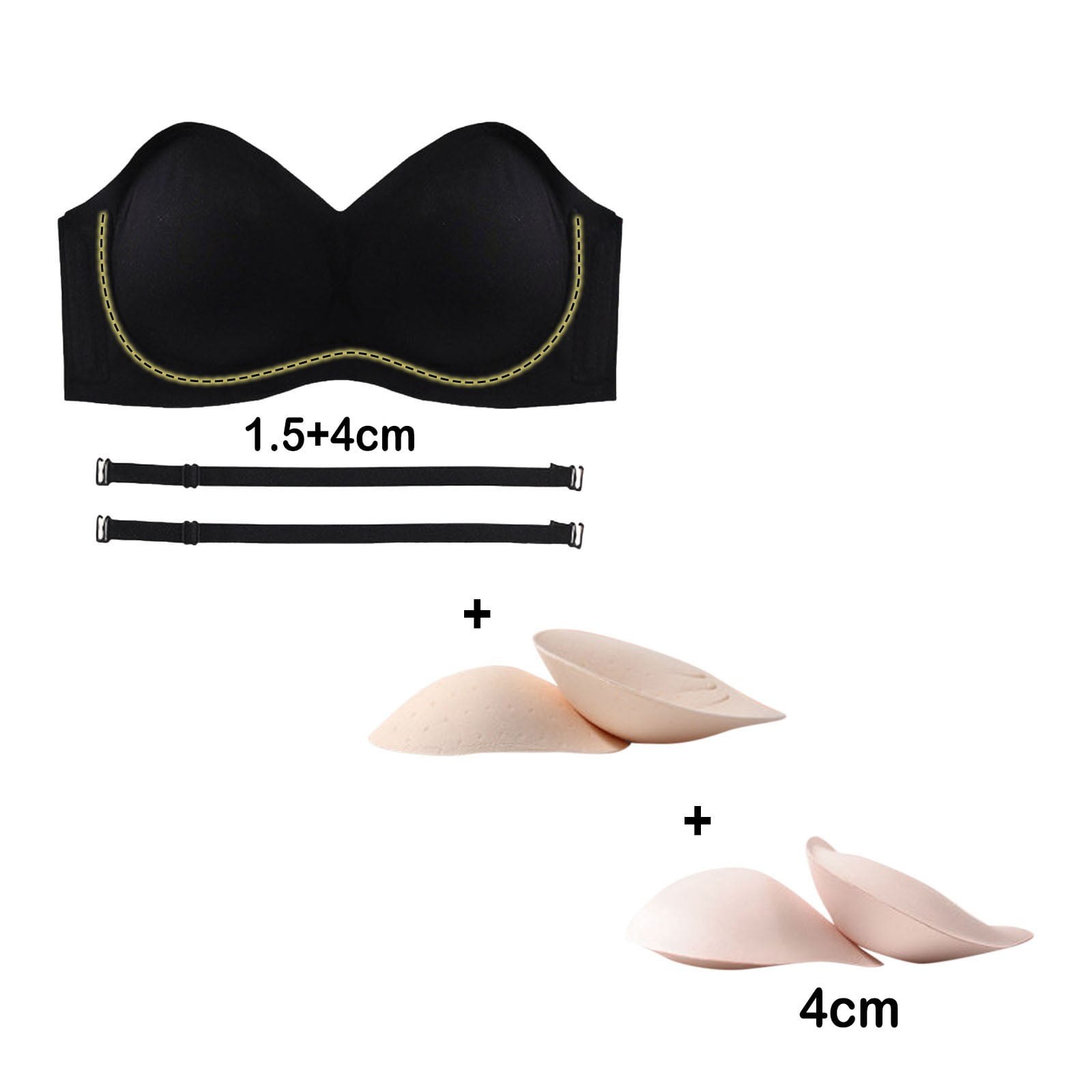 Bralette – Strapless Tube Top Look Versatile Camisoles & Tanks Home And ...