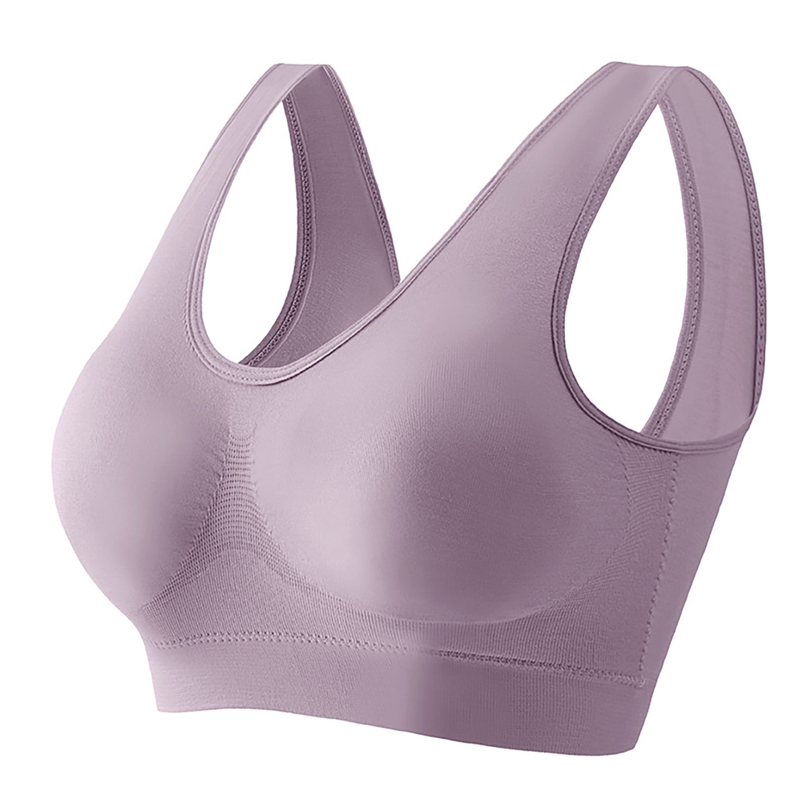 Bralette for Women, Full Coverage Supportive Bra Plunge V Neck Wirefree ...