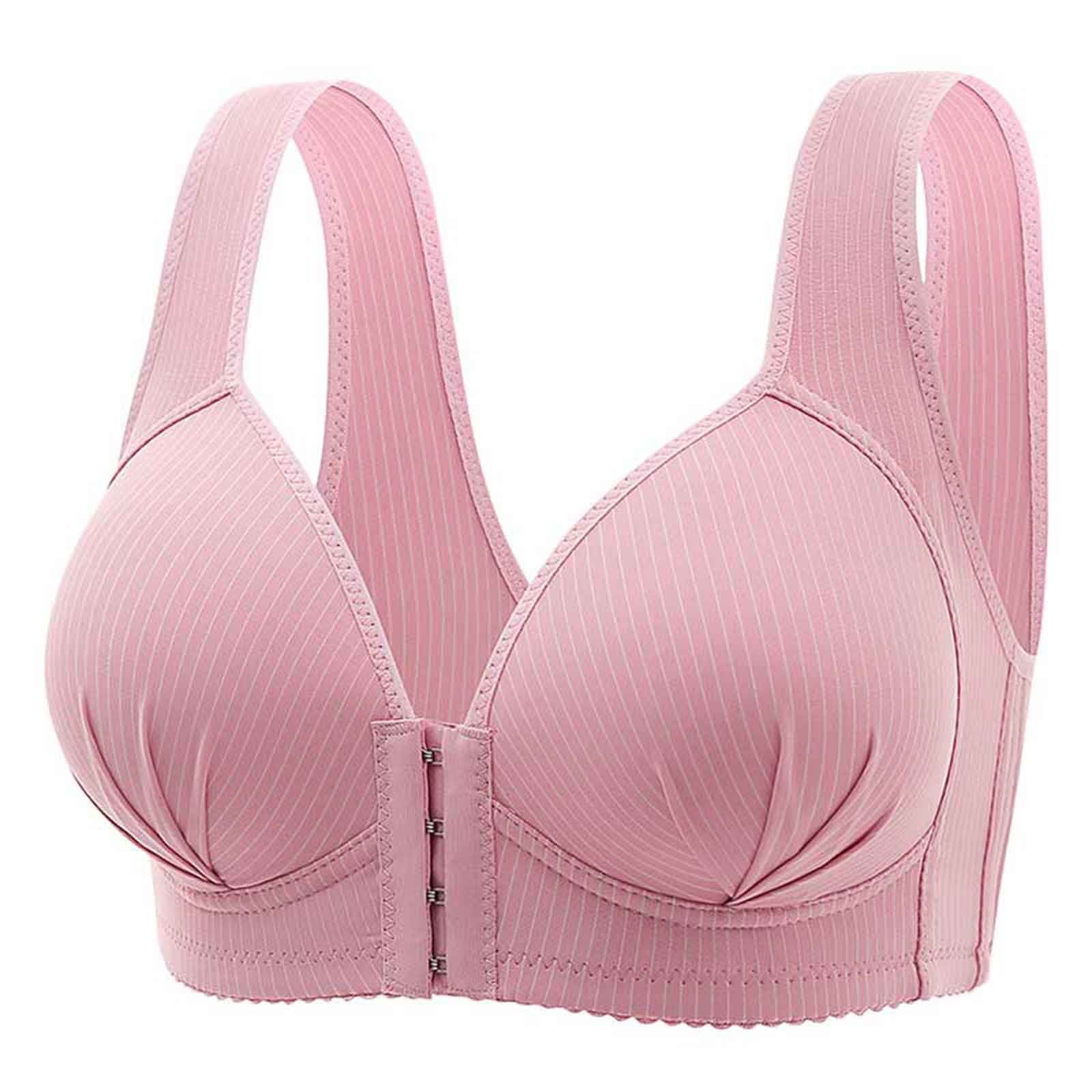 Bralettes – Strapless Push Up Fit for Sleep Women's Front Side Buckle ...