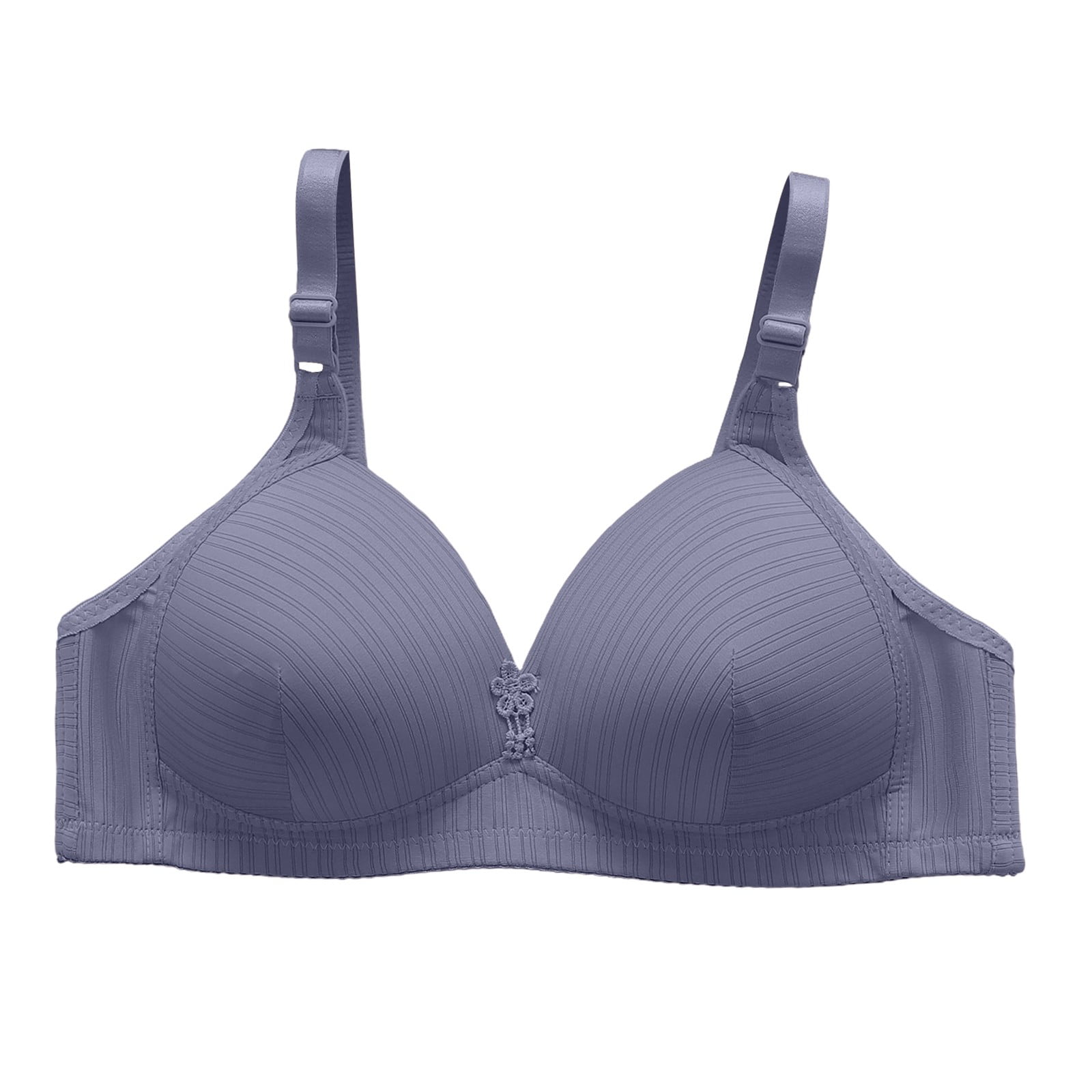 Bralettes for Women, Audhol Thin Striped Side Folded Large Sized Bra ...