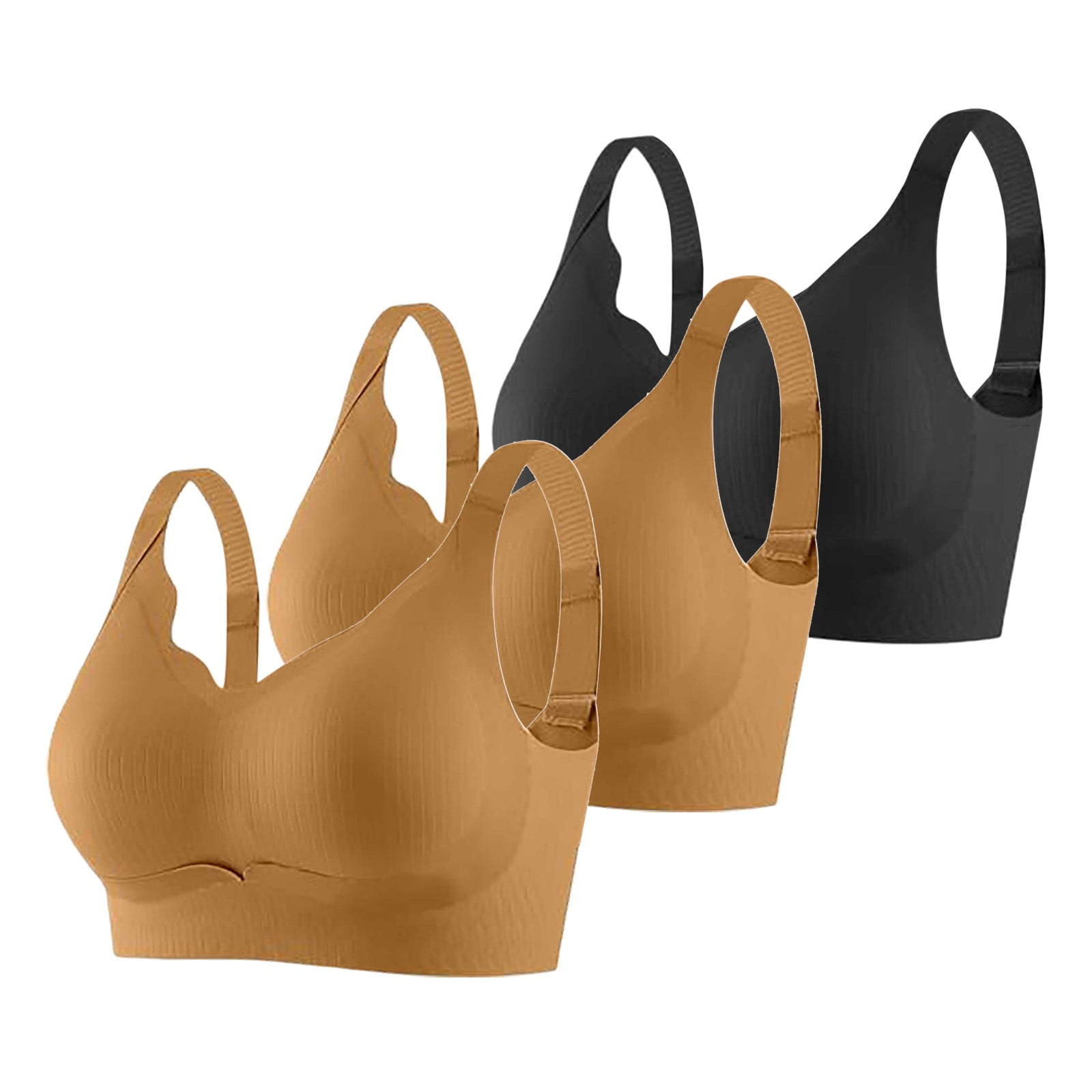 Bralettes for Women – Strapless Sleep Bra Gift Women's Seamless Comfort ...