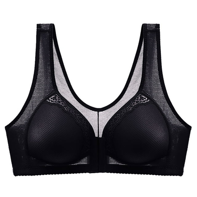 Bralettes For Women Lace Front Buckle Underwear Without Rims Vest Lace