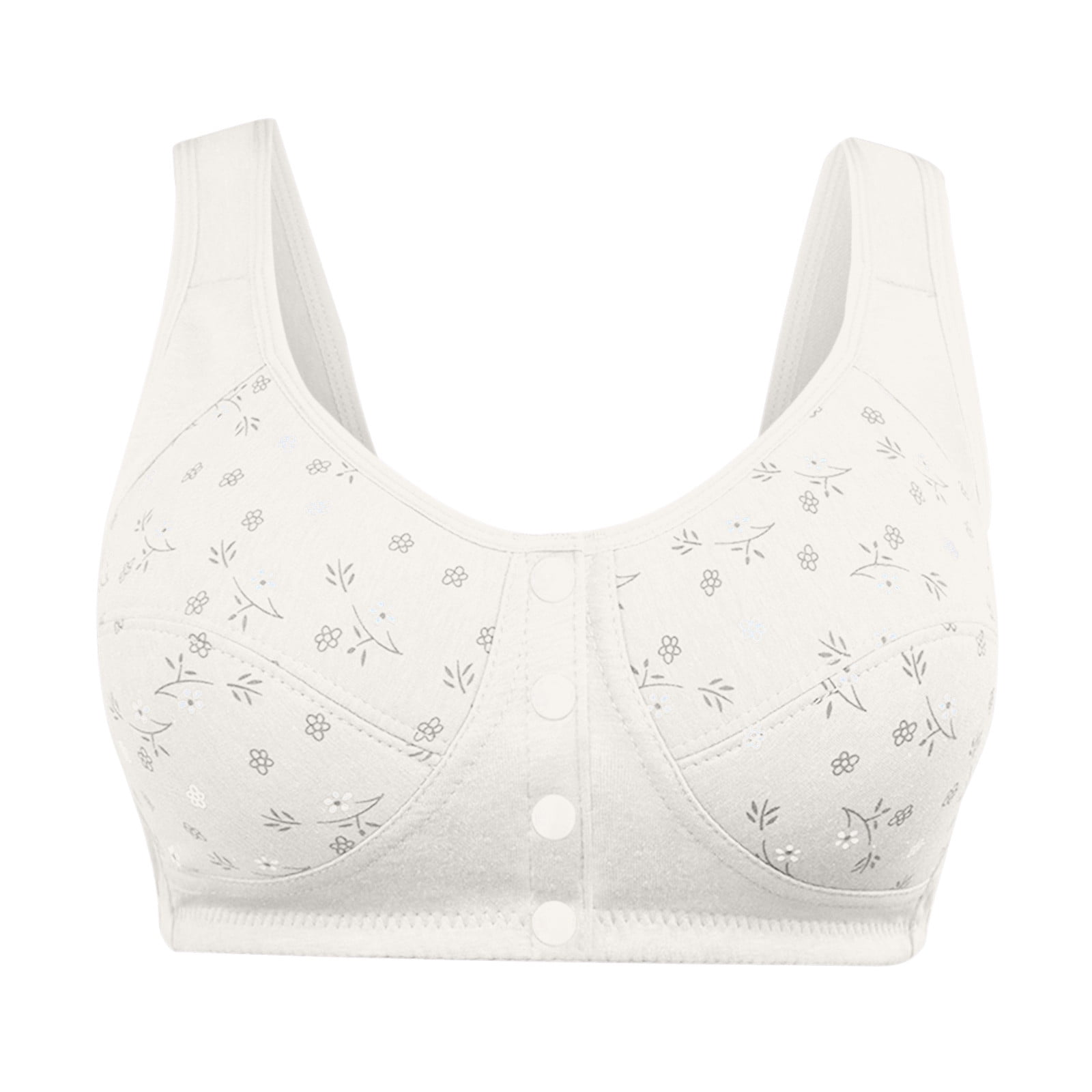 Bralettes for Women Plus Size Underwear Women Bra Wire Free OnePiece ...